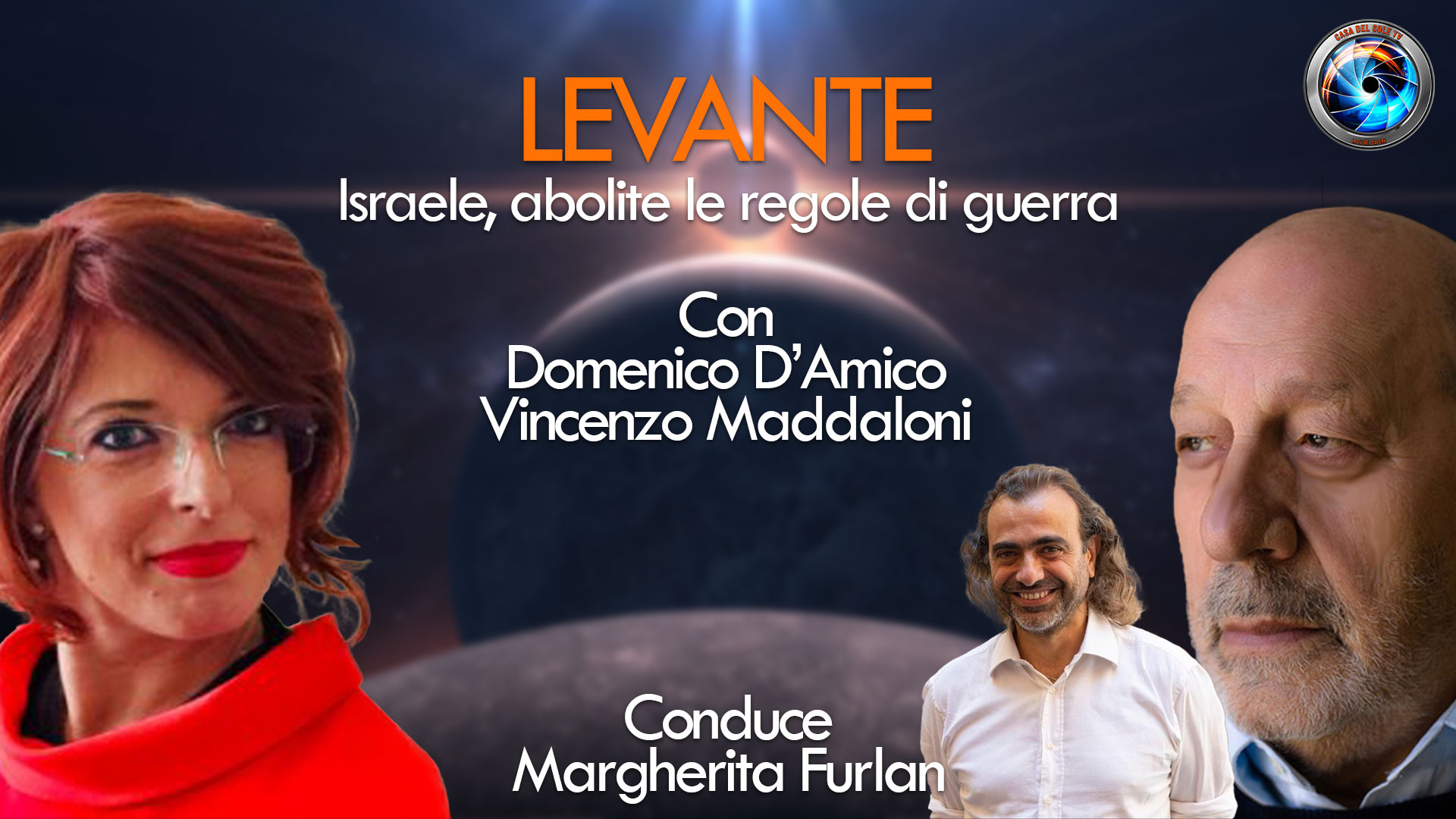 Levante 13.10.23 Israele, abolite le regole di guerra - Casa del Sole TV